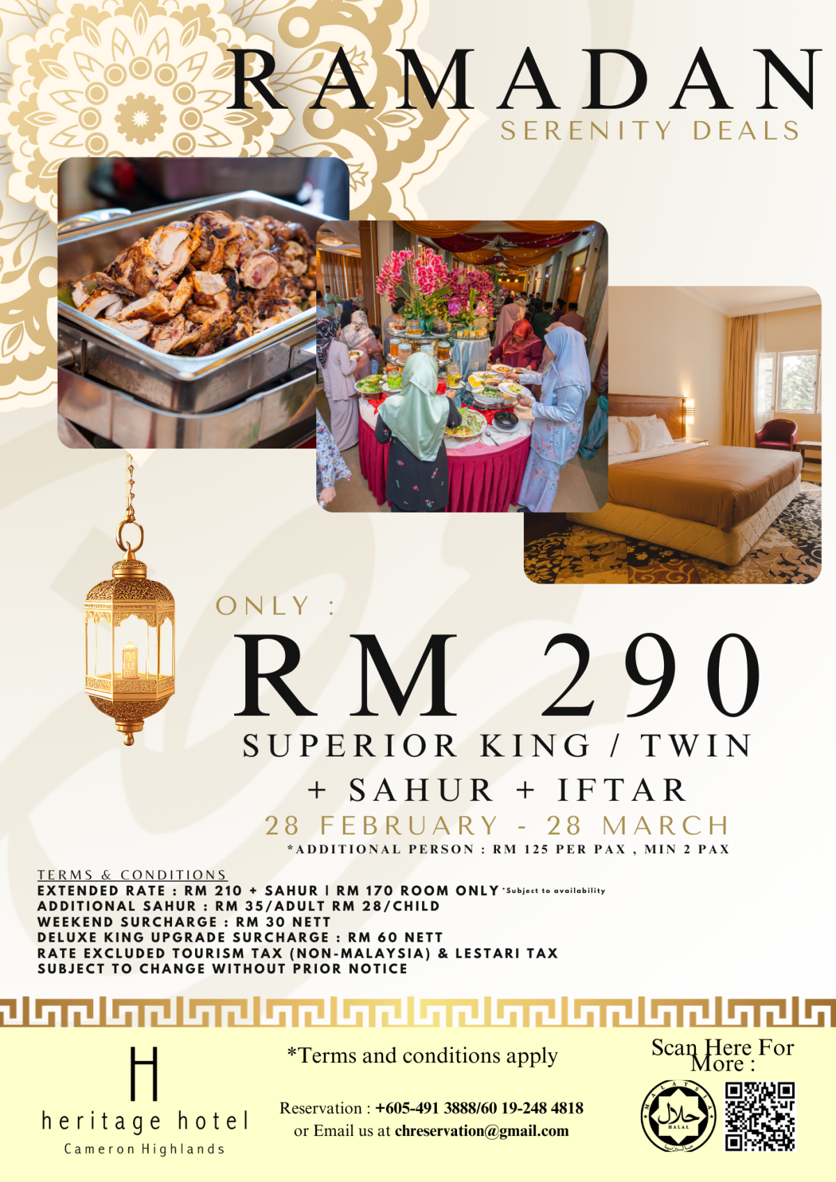 Promotions - Heritage Hotel - Cameron Highland